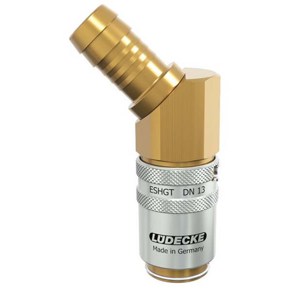 Serie ESHGT DN 13 - Kupplungen mit 45° Standard-Schlauchtülle