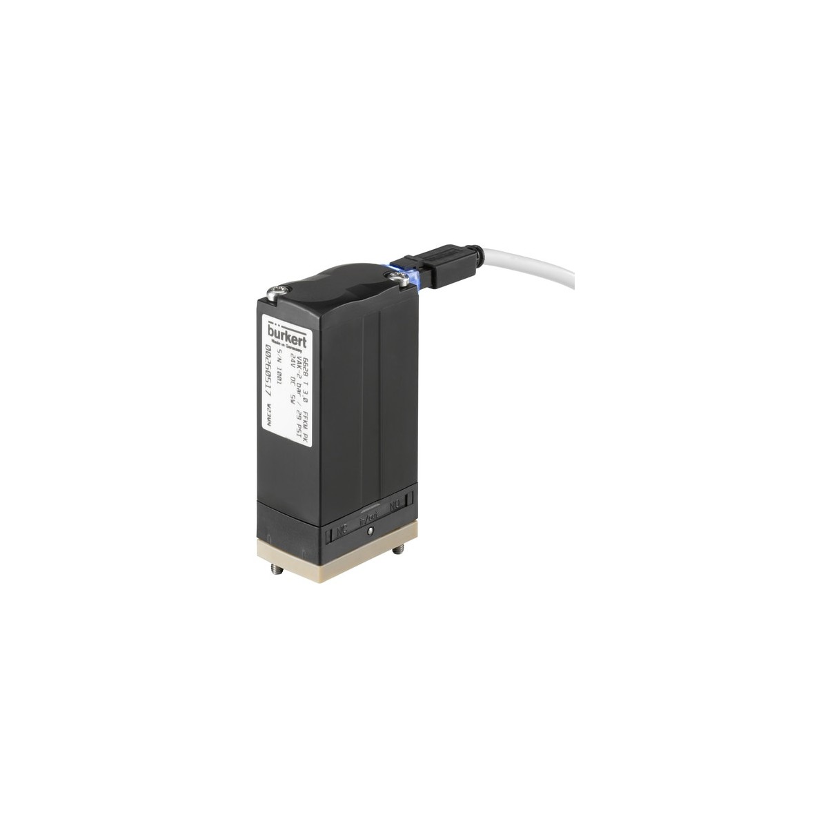 Bürkert Tipo 6628 - Electroválvula basculante TwinPower de 2/2 y 3/2