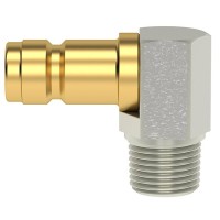 Lüdecke ESHG 12 NA-90 - Serie ESHG DN 13 - Conexión macho con rosca e