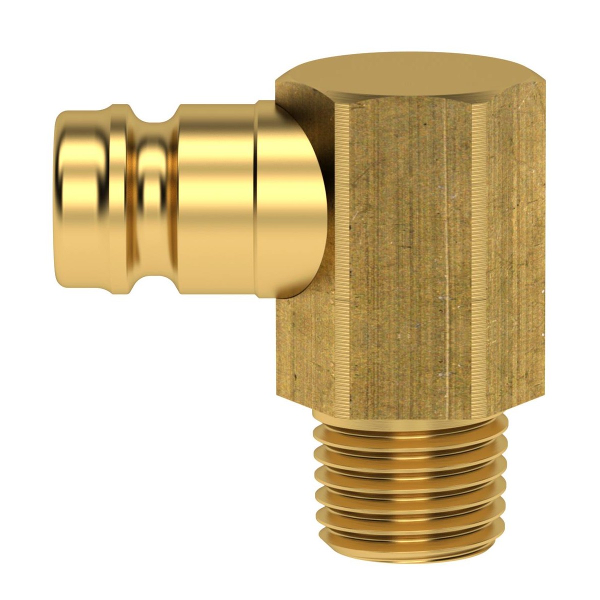 Luedecke ESH 38 NA-90 - Series ESH DN 9 - Plug with 90° male thread