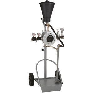 Sata SATA vario top spray, Edelstahl, fahrbar, Fallbehälter, Material