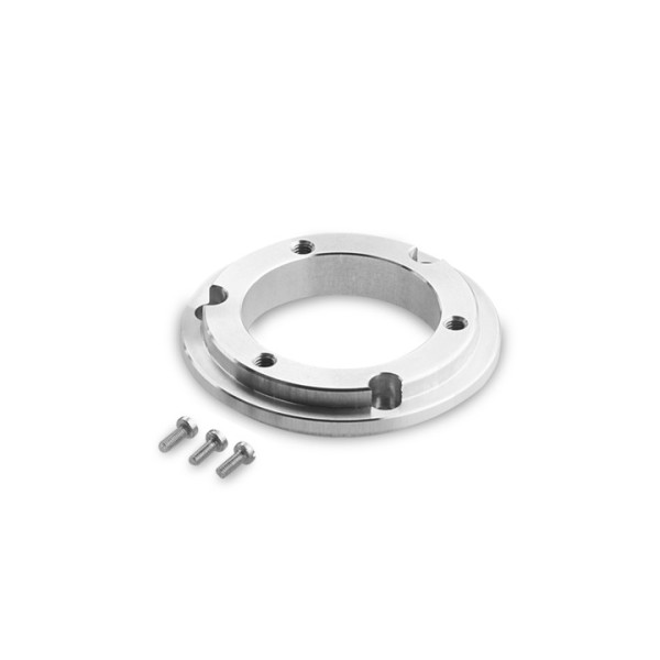 Adaptor plate for clamping flange to convert into synchro flange Moun